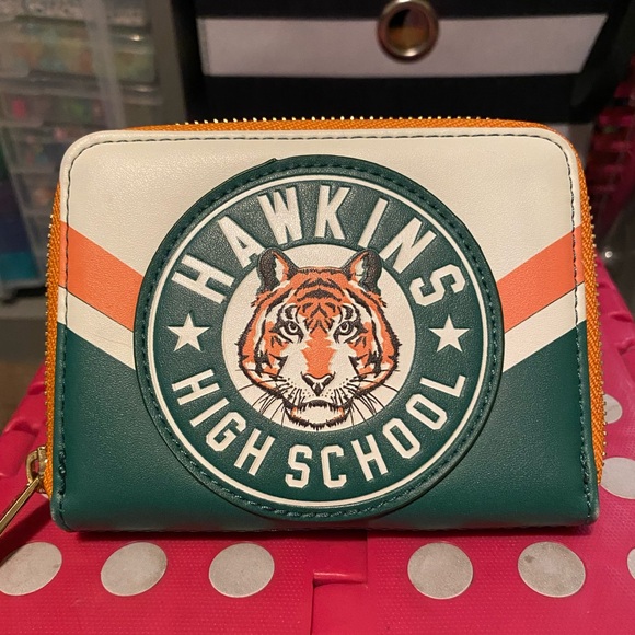 Loungefly | Accessories | Stranger Things Hawkins High School Zip ...